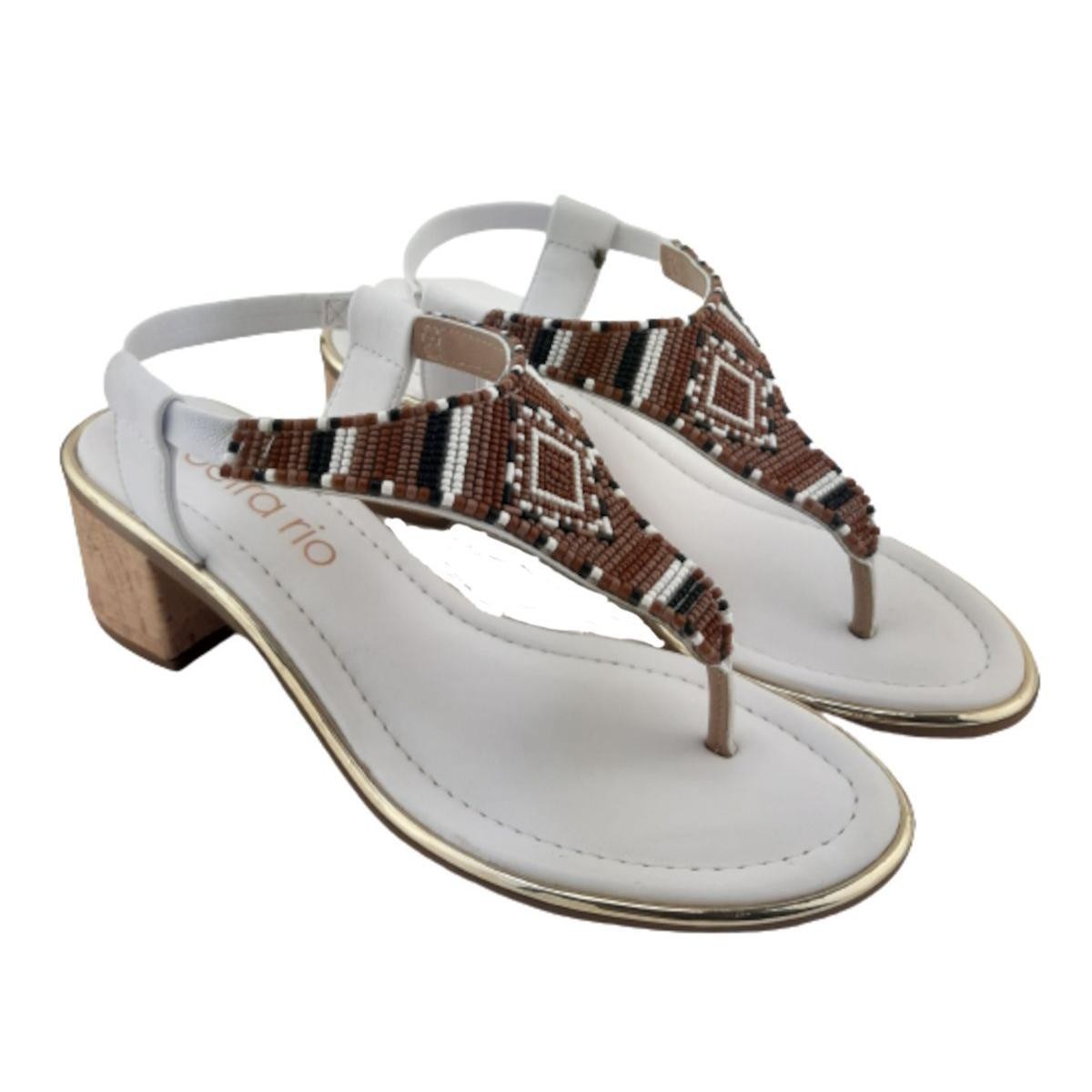 Sandália Beira Rio 8379.234 Branca
