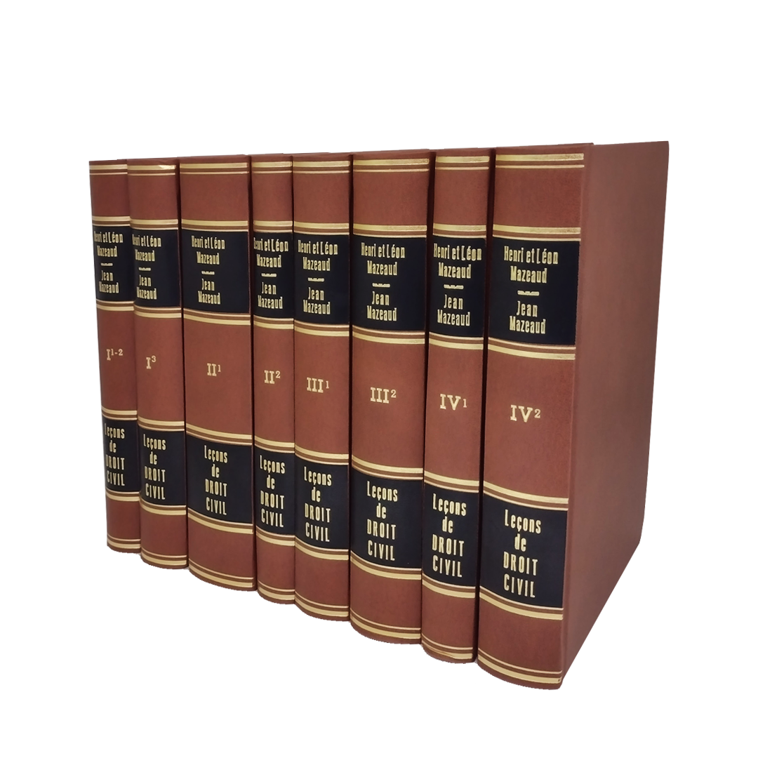Leçons de Droit Civil, Henri et Léon Mazeaud et Jean Mazeaud