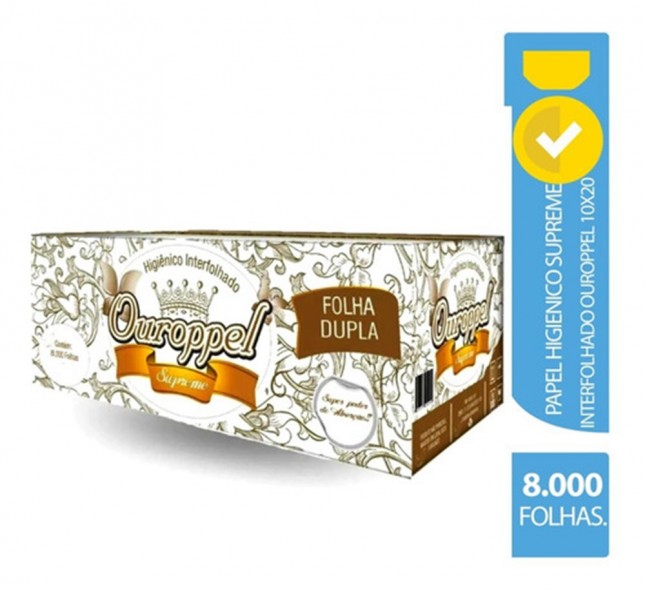 PAPEL HIGIENICO CAI CAI FOLHA DULPA C/8000 OUROPPEL PAPEL HIGIENICO CAI CAI FOLHA DULPA C/8000 OUROPPEL
