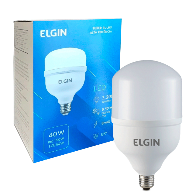 Lampada Led Bulbo Branca - 40w 6500k Super Led