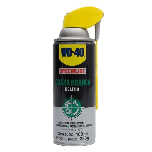 Graxa Spray Branca - Litio 400ml