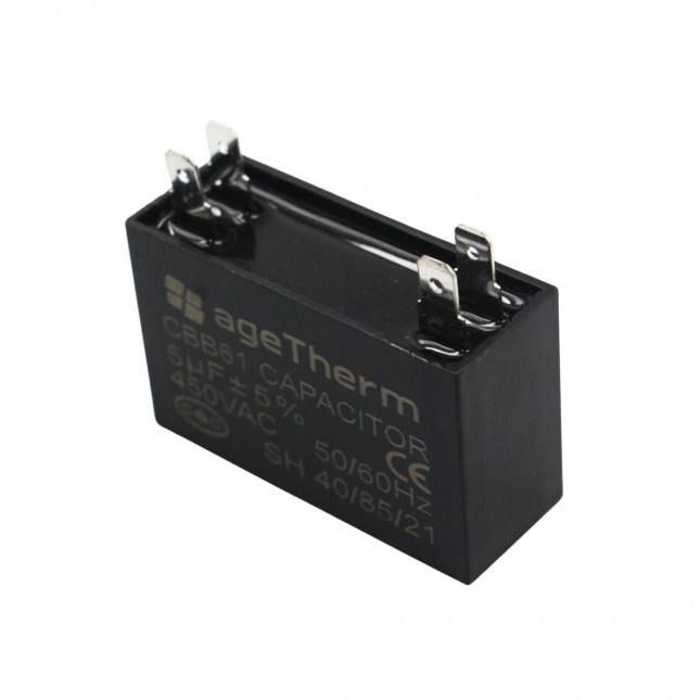 Capacitor Quadrado Cbb61 5uf 450v - 4286