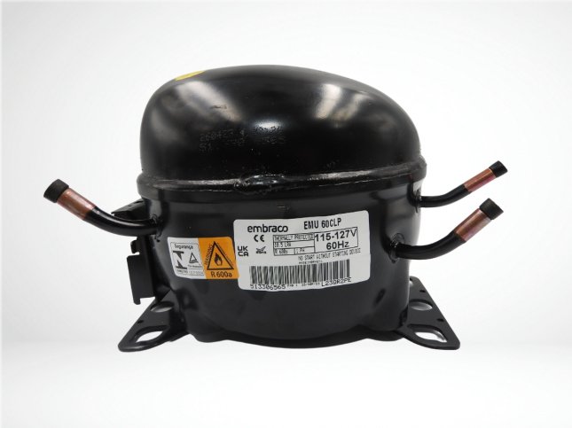 COMPRESSOR 1/6 R600A EMU60CLP EMBRACO 110V - W11133677