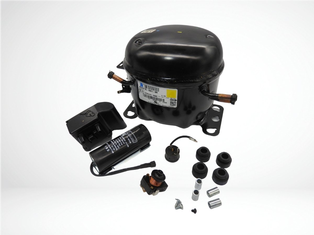COMPRESSOR TECUMSEH TCW410Y-DS8E 1/3 HP R134A BLEND BAIXA 1070 BTUS/H ...