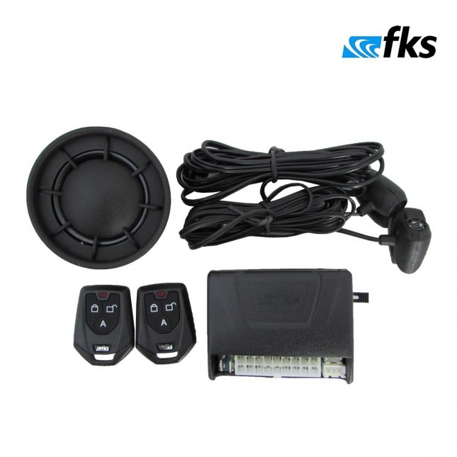 Alarme automotivo Universal FKS FK903 Com função Antifurto - Controle ...