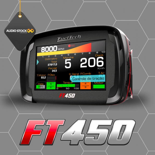 Módulo Programável Fueltech Ft450 Com Brindes Exclusivos