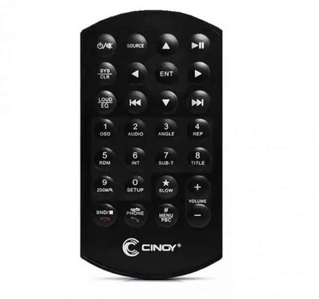 MP5 Retratil 1 Din 7 Pol Espelhamento bt Usb SD FM Cinoy 1522