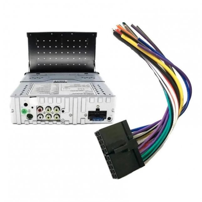 MP5 Retratil 1 Din 7 Pol Espelhamento bt Usb SD FM Cinoy 1522