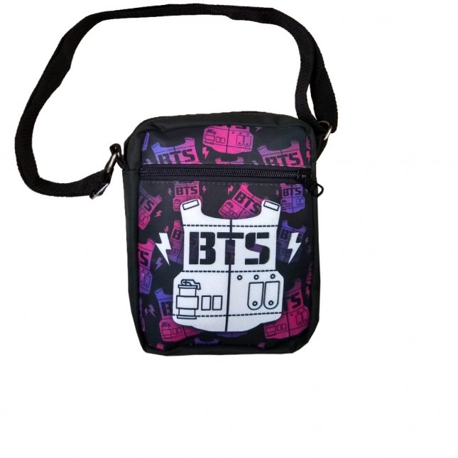 Bolsa Mini Bag BTS Logos Monkless | Back in Black