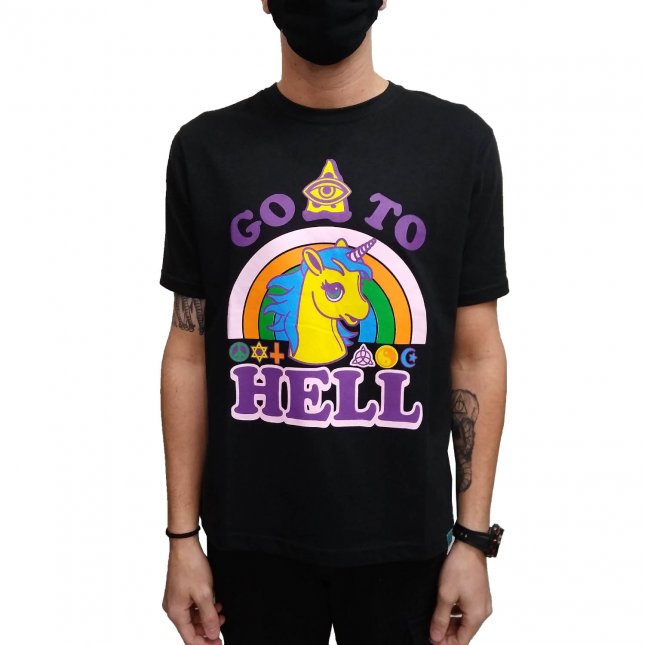 Camiseta Go To Hell Santa Hell | Back in Black