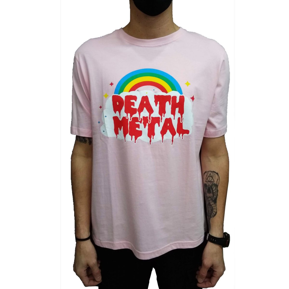 Camiseta Death Metal Santa Hell | Back in Black