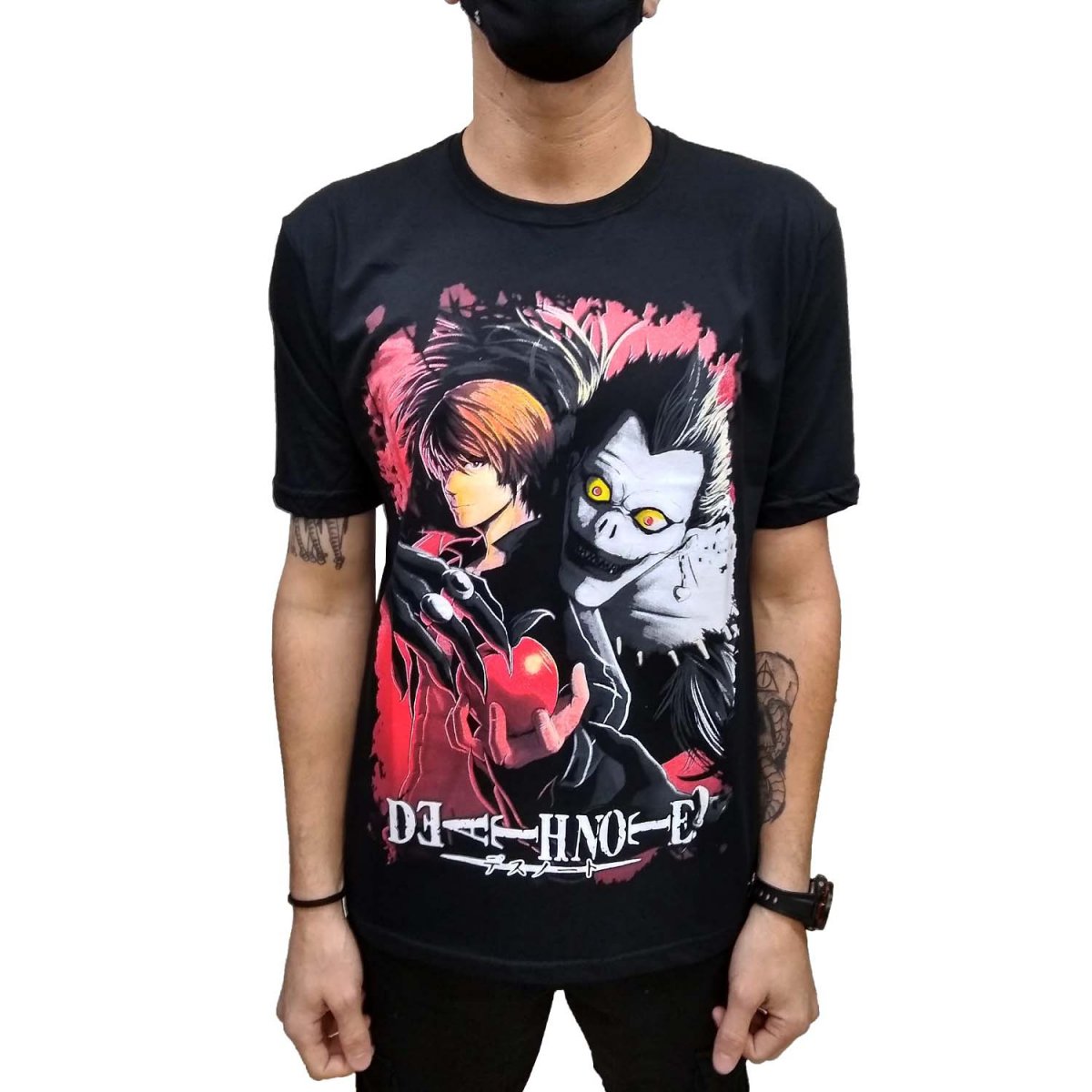 Camiseta Death Note Master Rock | Back in Black