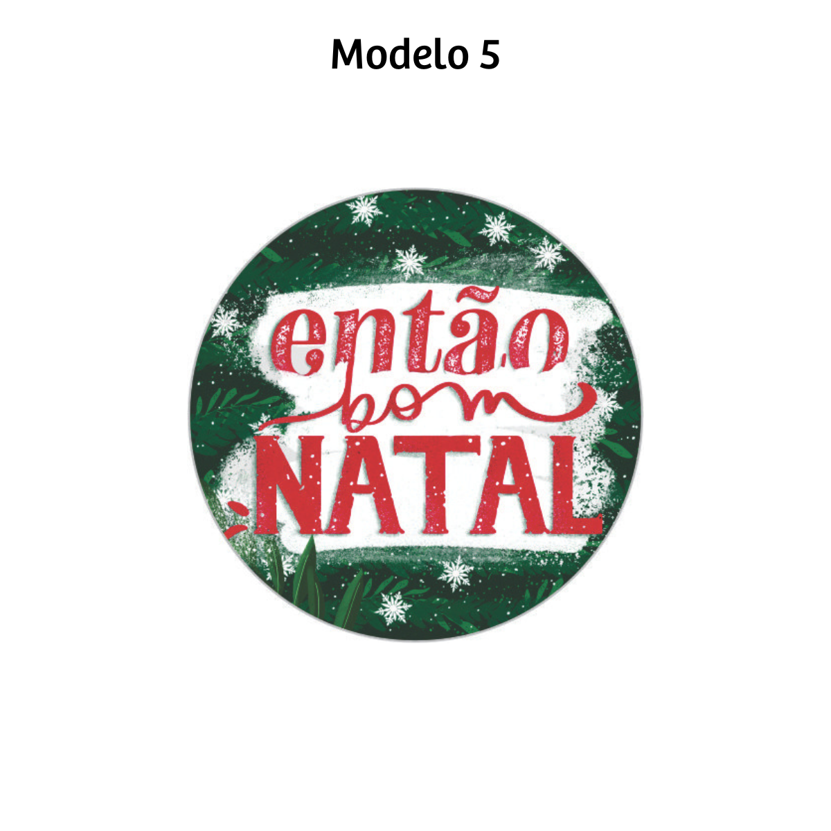 Adesivos de Natal | 4 cm | Redondo
