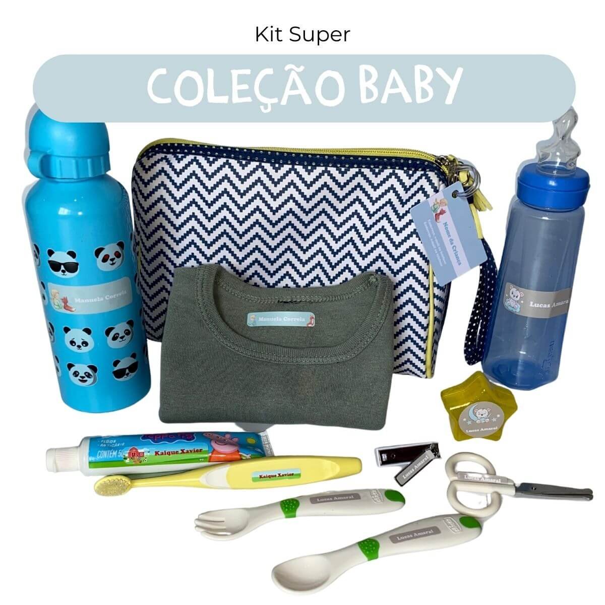 Etiquetas Escolares | Baby | Kit Super