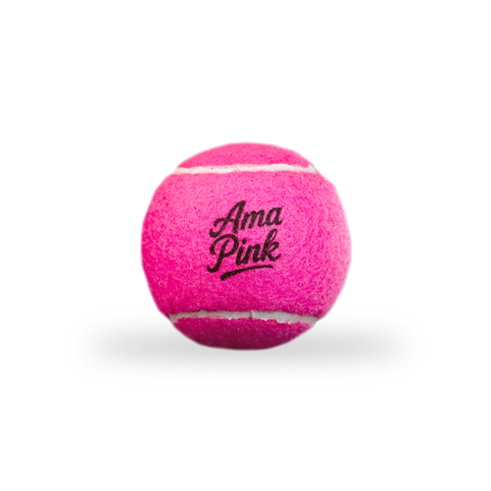 Bola Beach Tennis - AMA PINK - Pacote 12 bolas