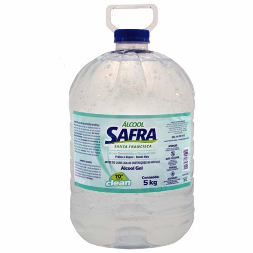 ALCOOL SAFRA LIQUIDO 70° INPM - 5L