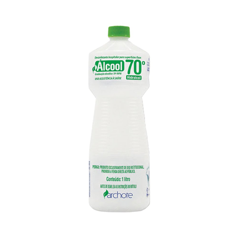 Alcool 70° Archote Hidralcool 1L