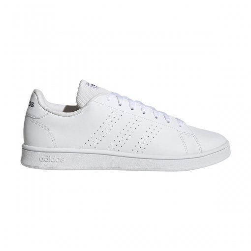 Tênis Masculino Adidas Advantage Base Hp6206 - Branco/Preto | Bizz Store