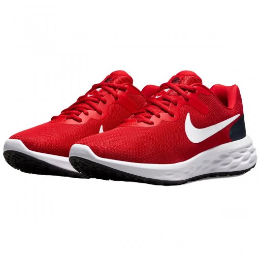Tênis Masculino Nike Revolution 6 Dc3728-003 - Vermelho | Bizz Store