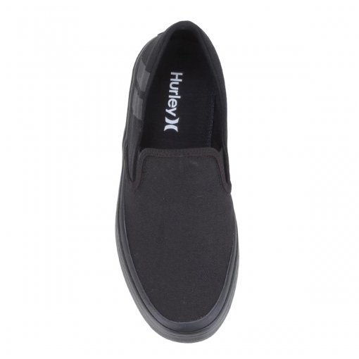 Tênis Slip On Masculino Hurley Hur0006 - All Black | Bizz Store