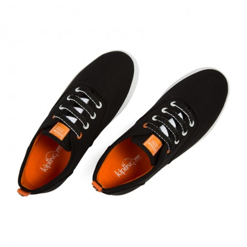 Bizz Store - Tênis Feminino Kipling Megan Malha Preto/Mescla