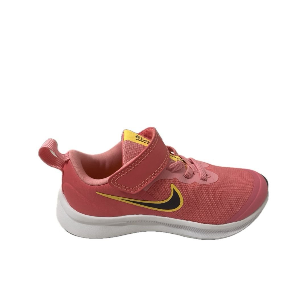 Tênis Infantil Menina Nike Da2777-800 Star Runner 3 - Rosa/Amarelo ...