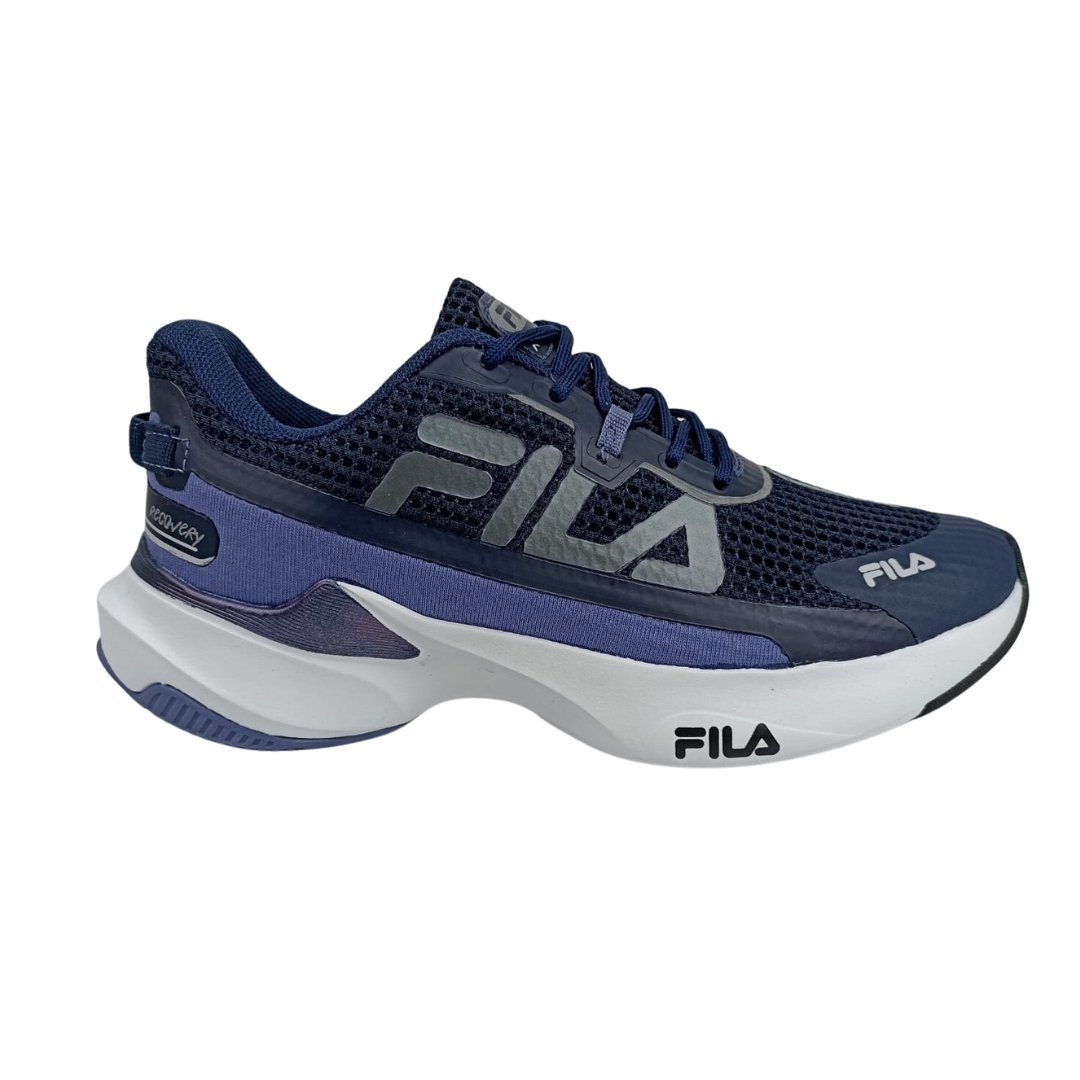 Tênis Feminino Fila 1224536 Recovery Running - Marinho | Bizz Store