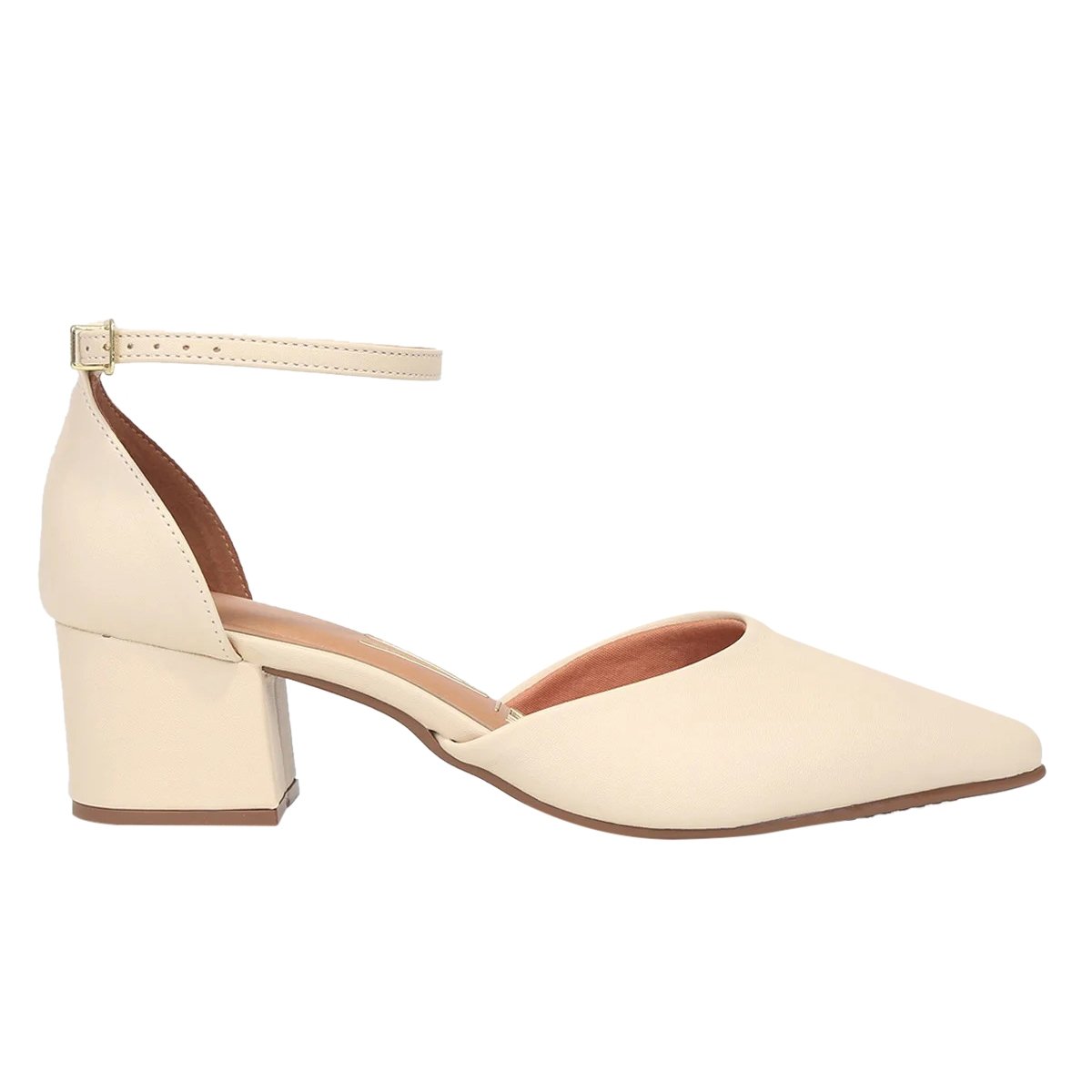 Sapato Feminino Vizzano 1220.317 - Creme | Bizz Store