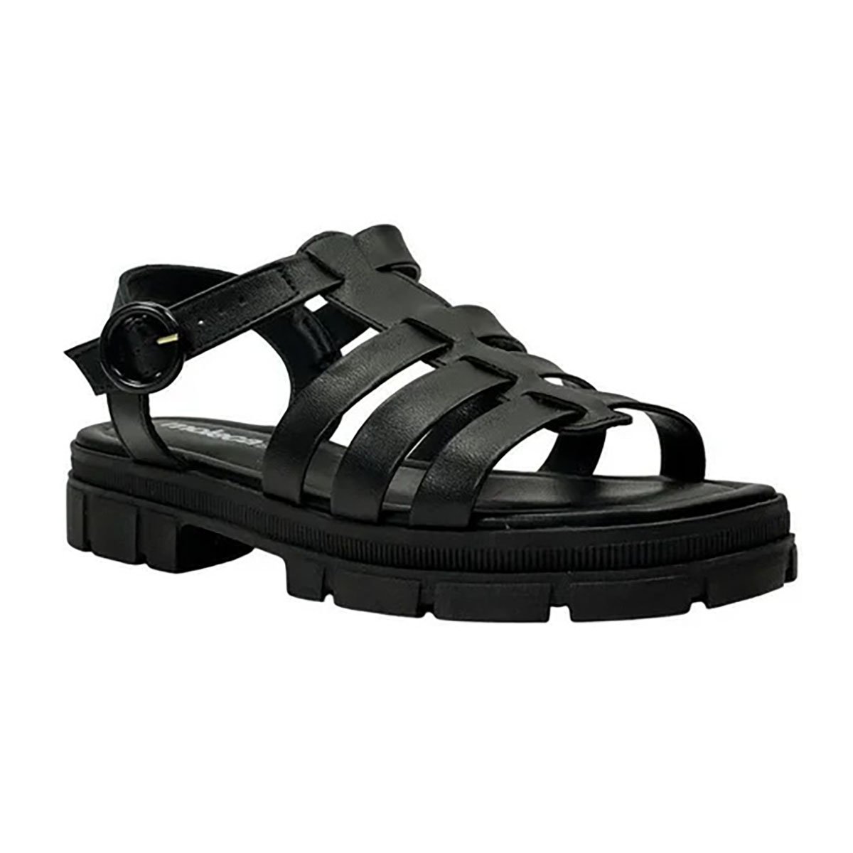Sandália Feminina Moleca 5475.102 - Preto | Bizz Store