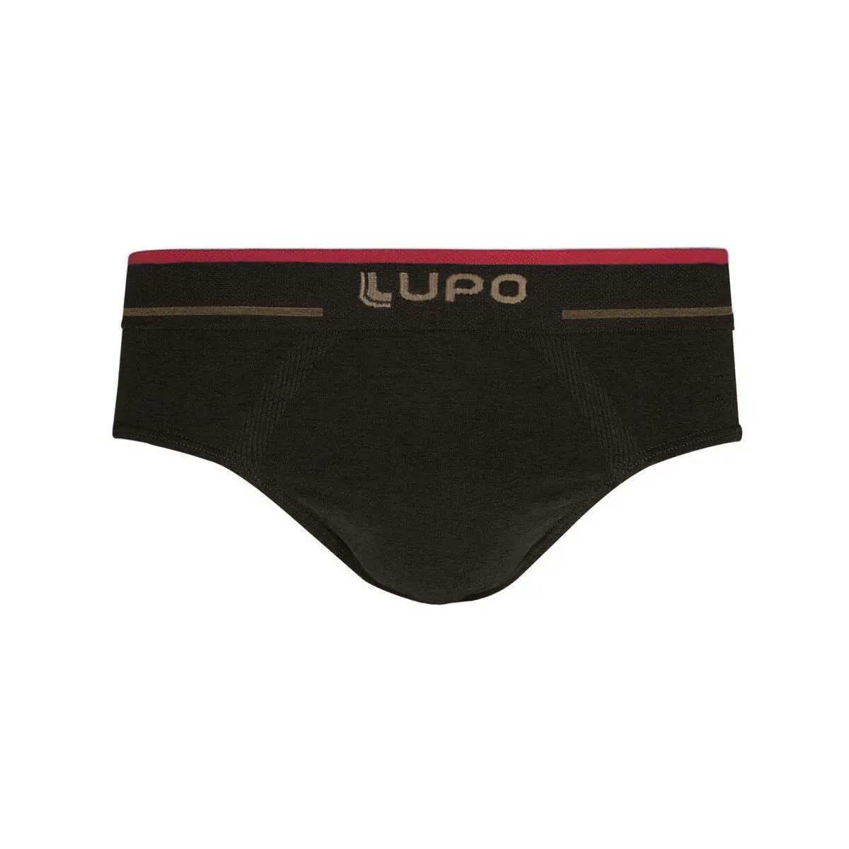Cueca Masculina Lupo Am Slip 00624 - Preto Mescla | Bizz Store