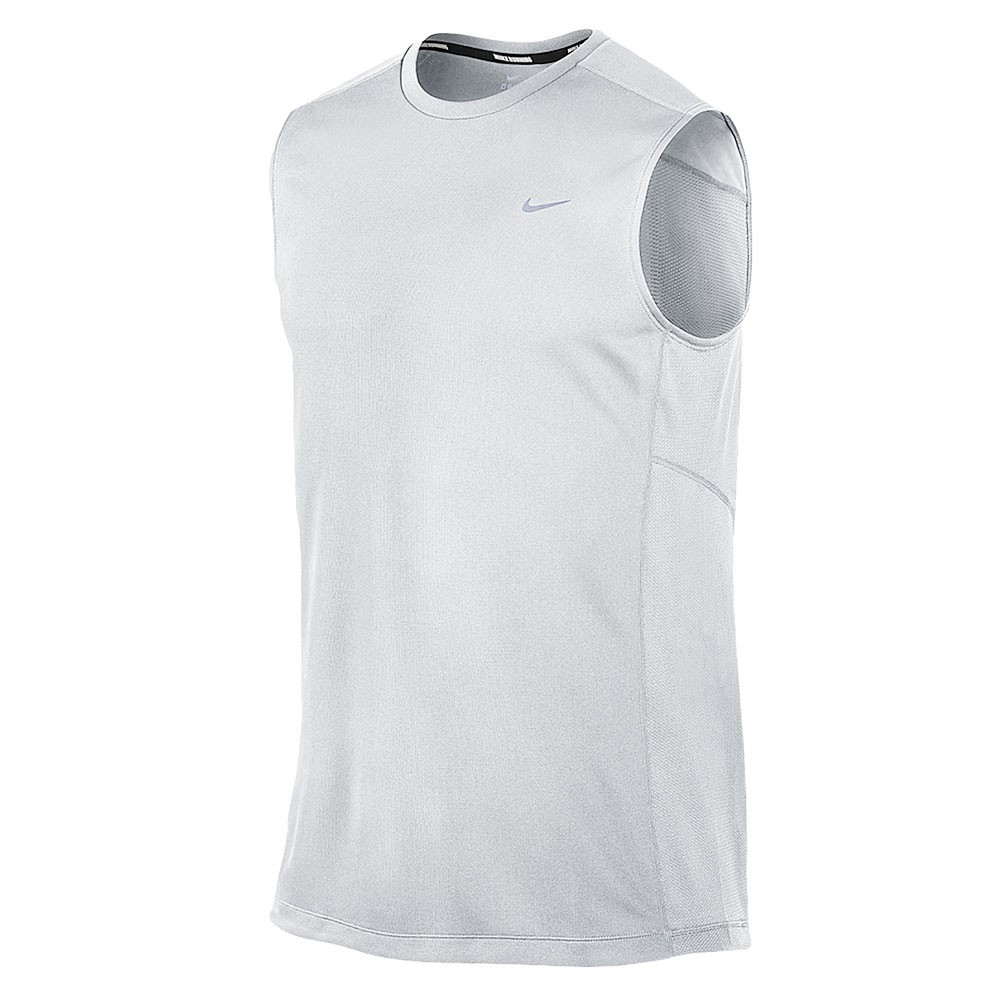 Bizz Store - Regata Masculina Nike Miler Branca Esportiva