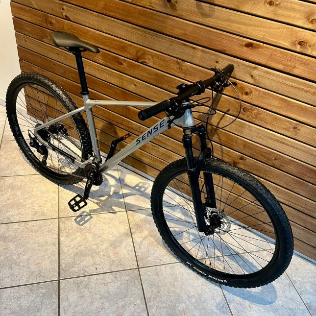 Comprar Bicicleta React Pro Shimano Cues 18v (Titanio e Azul) - Sense | BP Bike Shop