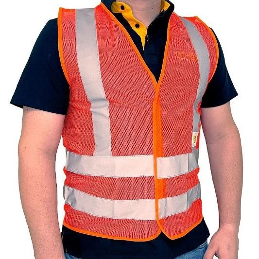 Comprar Colete Refletivo Segurança Sinalização Telado (Laranja) - Super ...