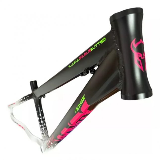 Comprar Quadro Freeride Aro 26 Modelo Dirt Tuff X-44 (Preto e Branco) - Vikingx | BP Bike Shop