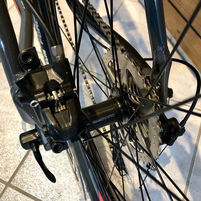 Comprar Bicicleta Fun Evo Shimano Alivio/Altus 18v (Grafite e Vermelho) - Sense | BP Bike Shop