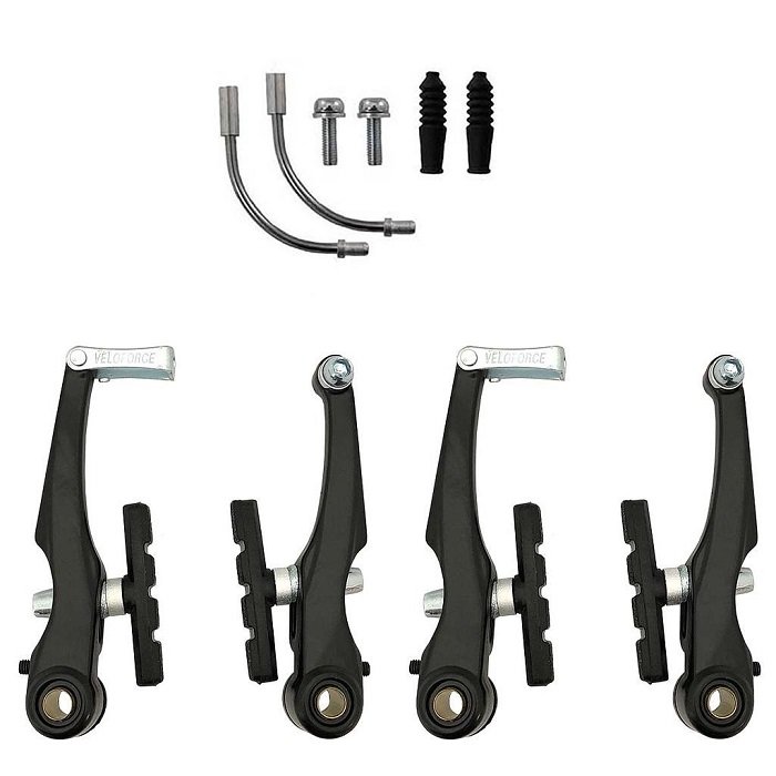 Comprar Kit Freio Dianteiro e Traseiro V-brake Aluminio (Preto ...