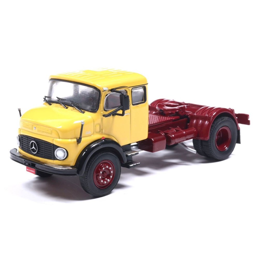 Miniatura Caminhão Mercedes-Benz LS 1519 (1980) - Amarelo - Series 2 ...