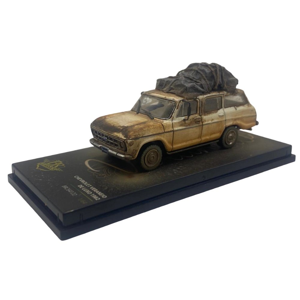 Miniatura Carro Chevrolet Veraneio de Luxo (1982) - Bege - Customizado ...