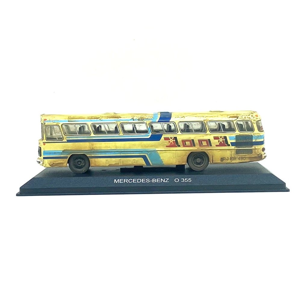 Miniatura Ônibus Mercedes Benz Monobloco O 355 "1001" - "Customizado e ...