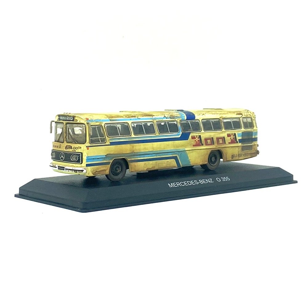 Miniatura Ônibus Mercedes Benz Monobloco O 355 "1001" - "Customizado e ...