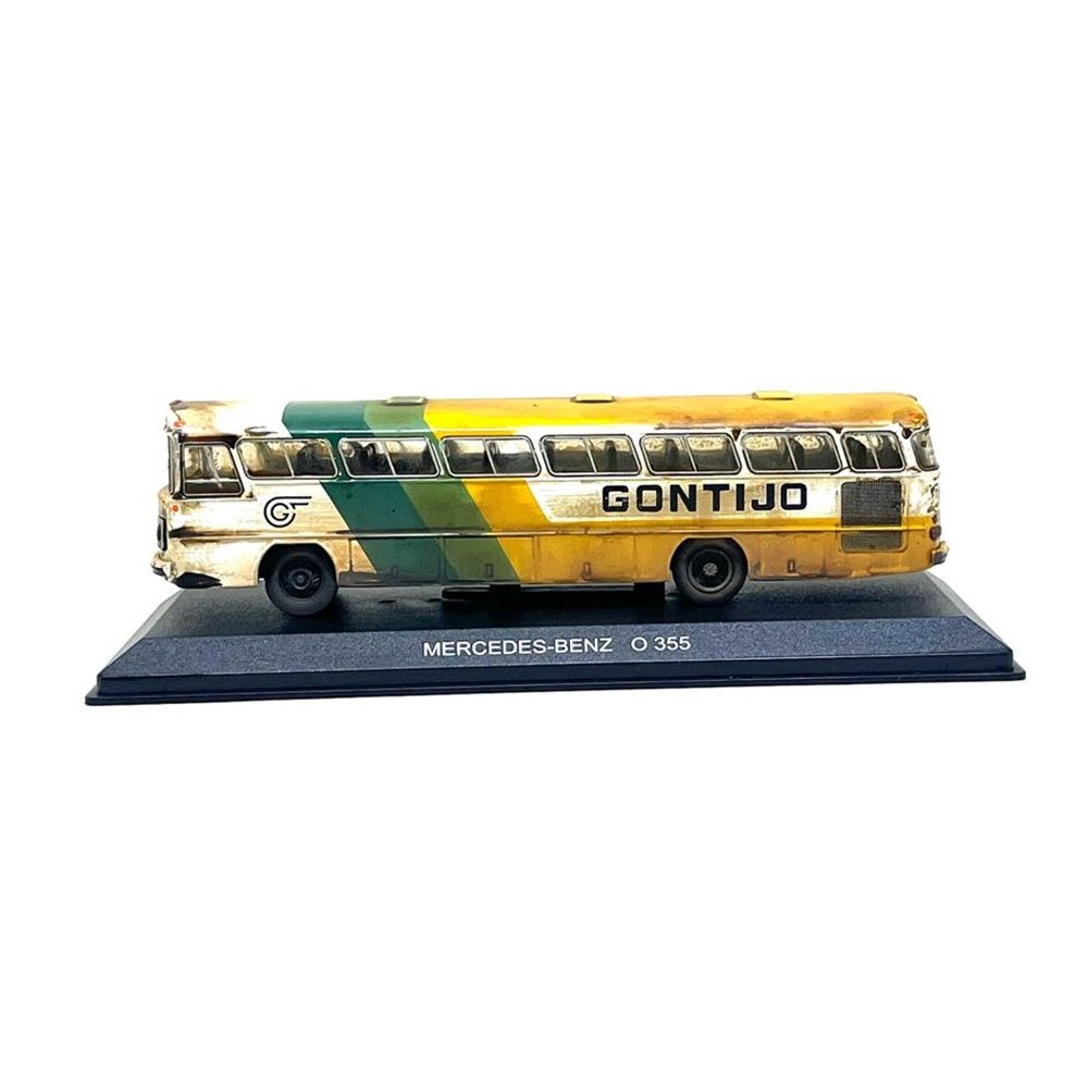 Miniatura Ônibus Mercedes Benz Monobloco O 355 "Gontijo" - "Customizado ...