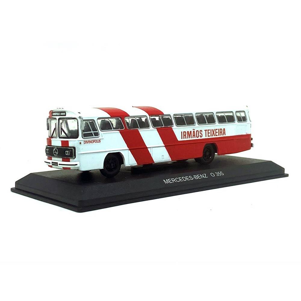 Miniatura Ônibus Mercedes Benz Monobloco O 355 "Irmãos Teixeira ...