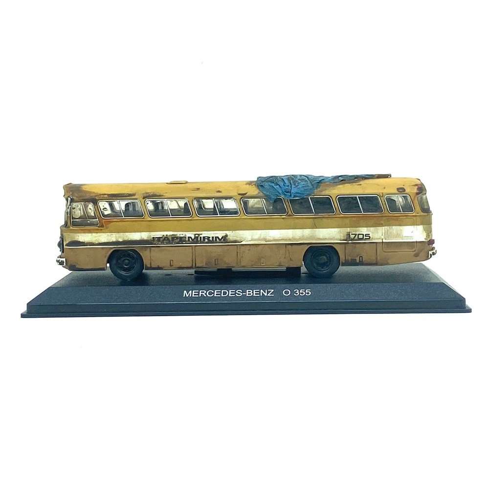 Miniatura Ônibus Mercedes Benz Monobloco O 355 "Itapemirim" c/ Pano ...