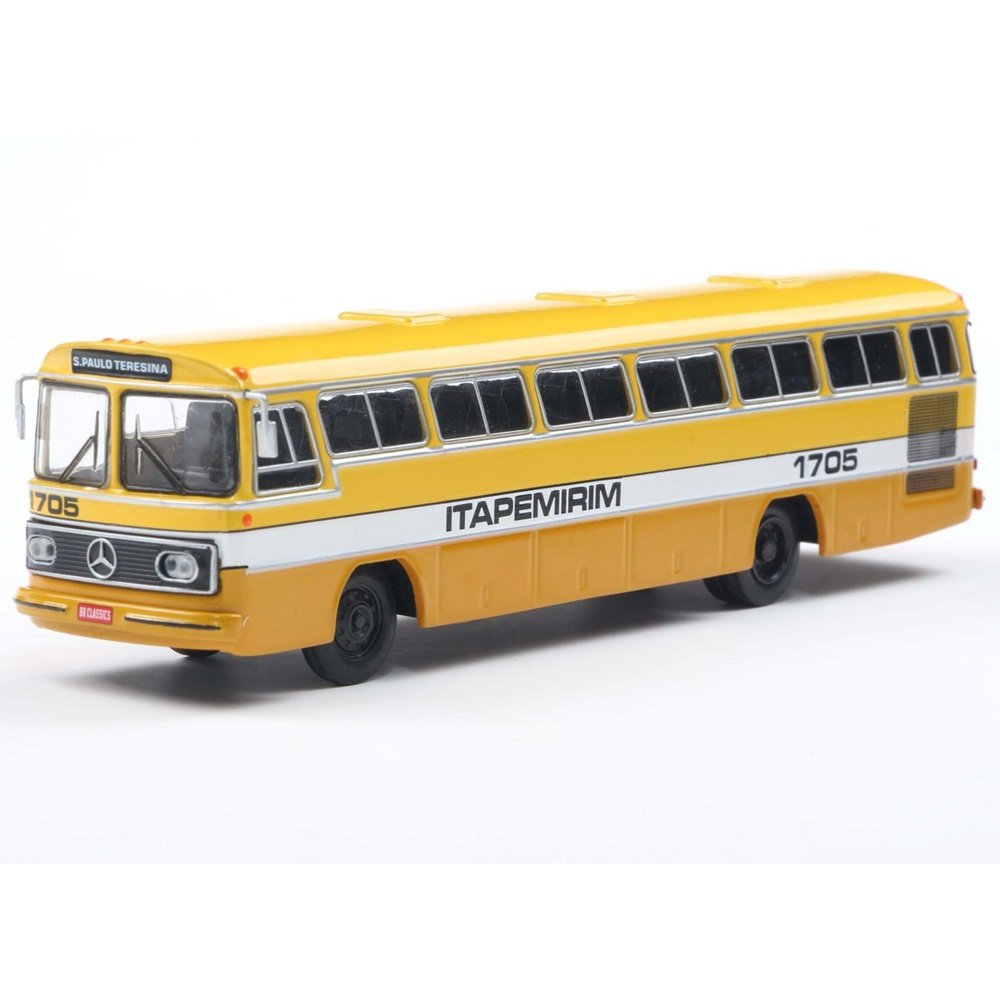 Miniatura Ônibus Mercedes Benz Monobloco O 355 "Itapemirim" - Séries 7 ...