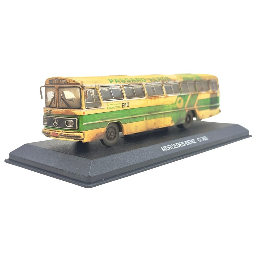 Miniatura Ônibus Mercedes Benz Monobloco O 355 "Pássaro Verde ...