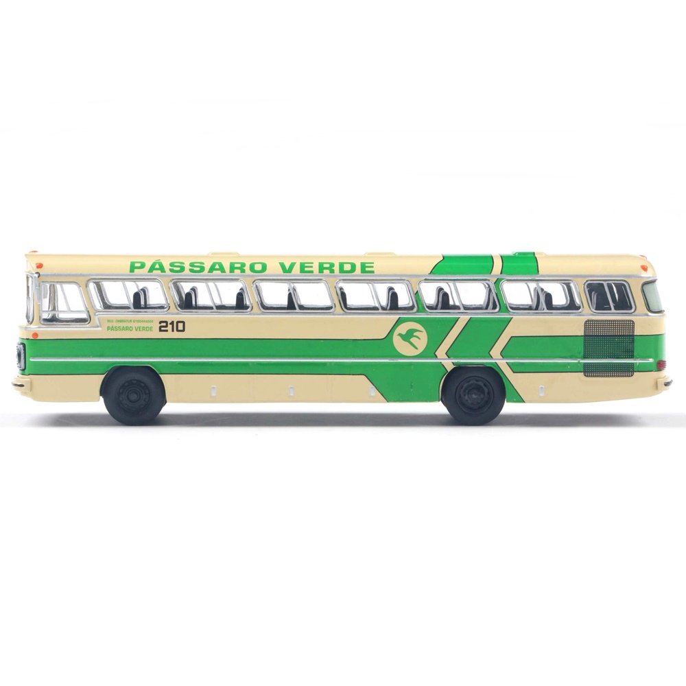 Miniatura Ônibus Mercedes Benz Monobloco O 355 "Pássaro Verde" - Séries ...