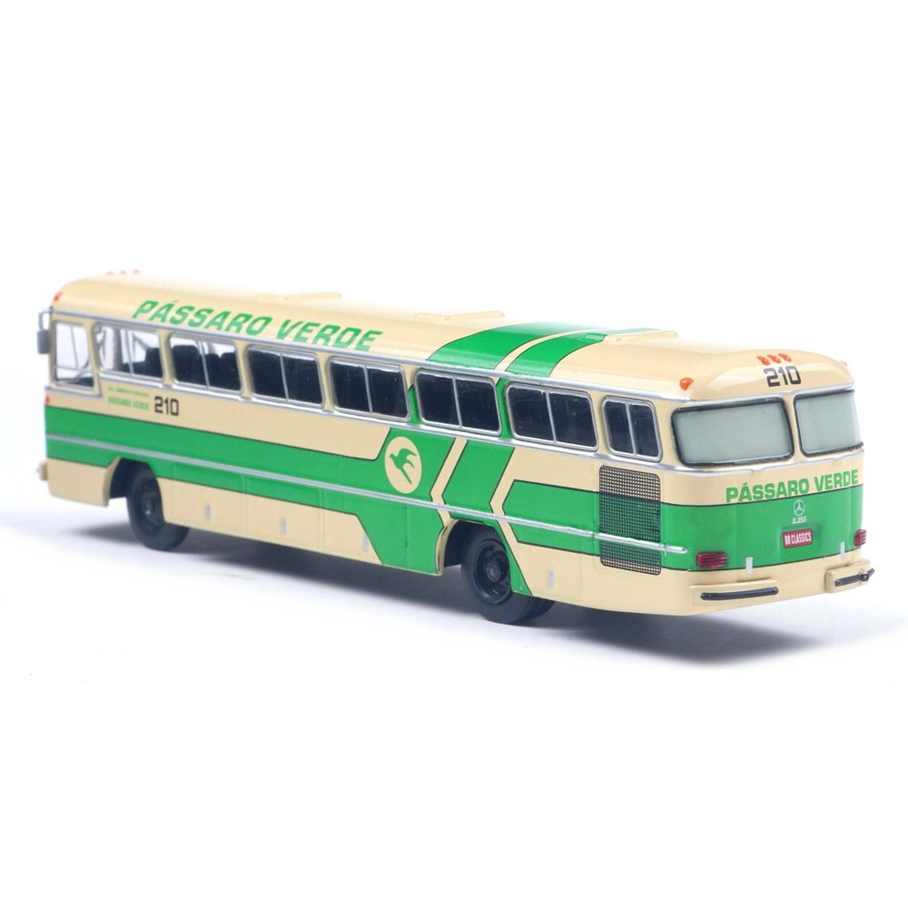 Miniatura Ônibus Mercedes Benz Monobloco O 355 "Pássaro Verde" - Séries ...