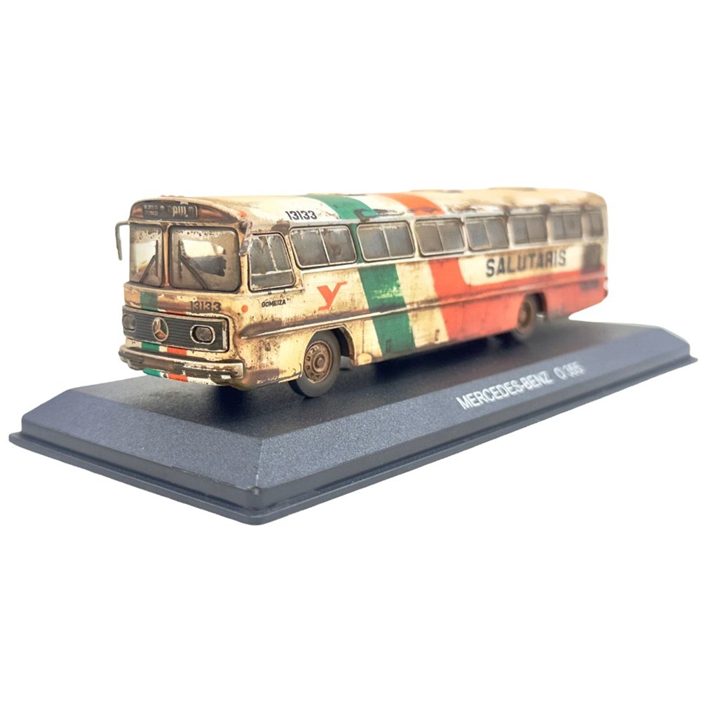Miniatura Ônibus Mercedes Benz Monobloco O 355 "Salutaris ...