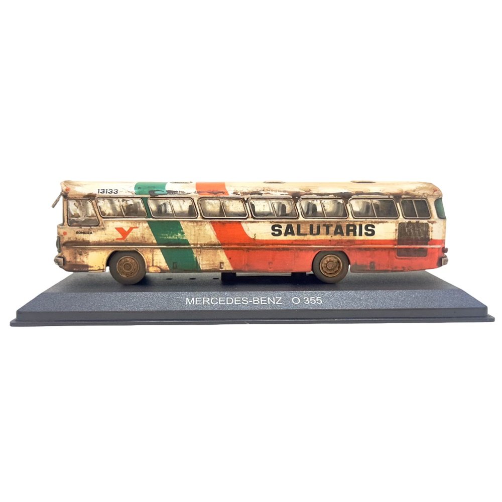 Miniatura Ônibus Mercedes Benz Monobloco O 355 "Salutaris ...