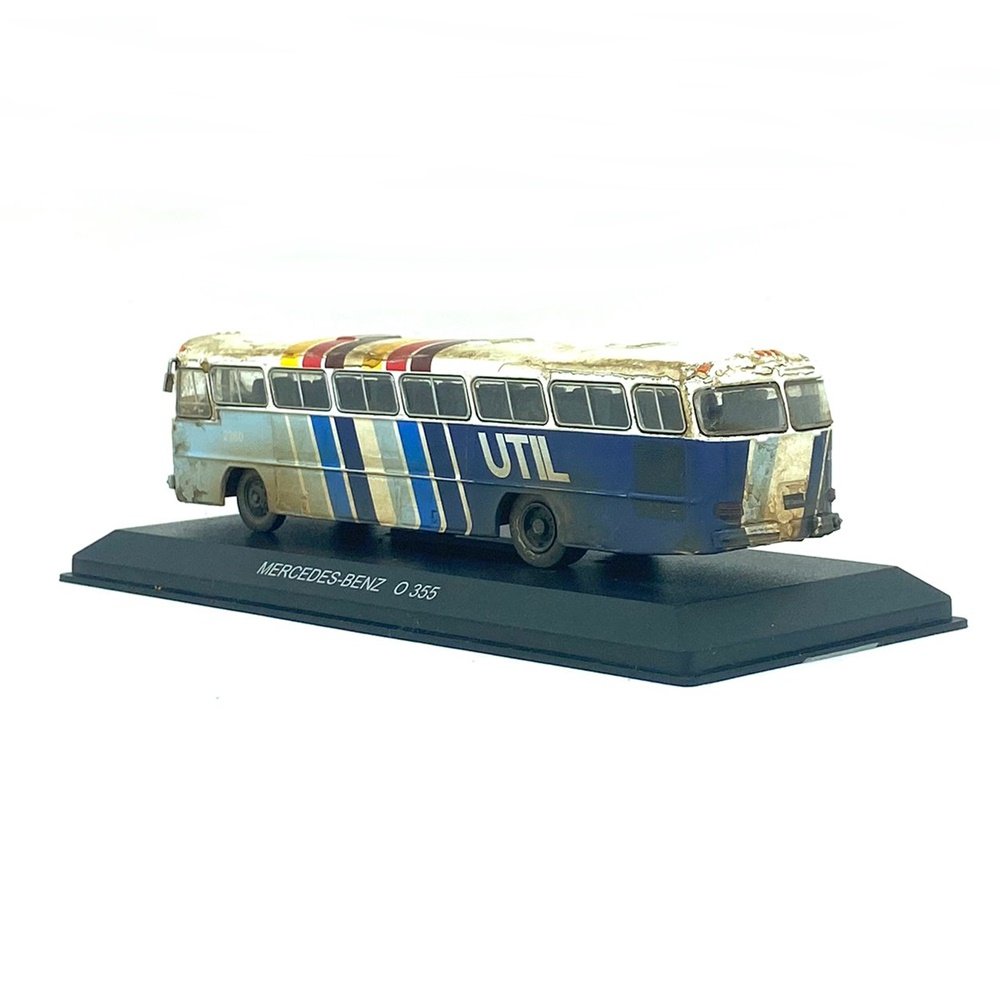Miniatura Ônibus Mercedes Benz Monobloco O 355 "Util" - "Customizado e ...